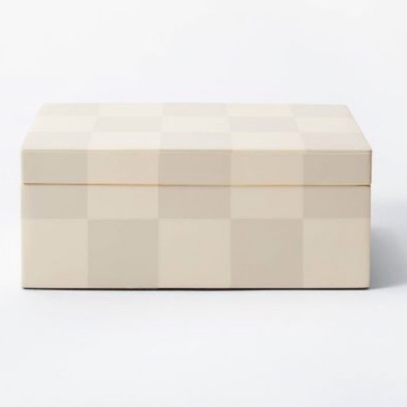 Threshold | Accents | New Threshold Studio Mcgee Small Checkered Resin ...